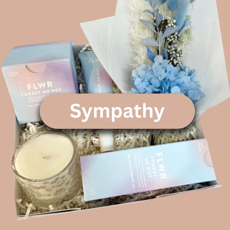 Condolences & Sympathy gift hampers & care packs – Wishing you well