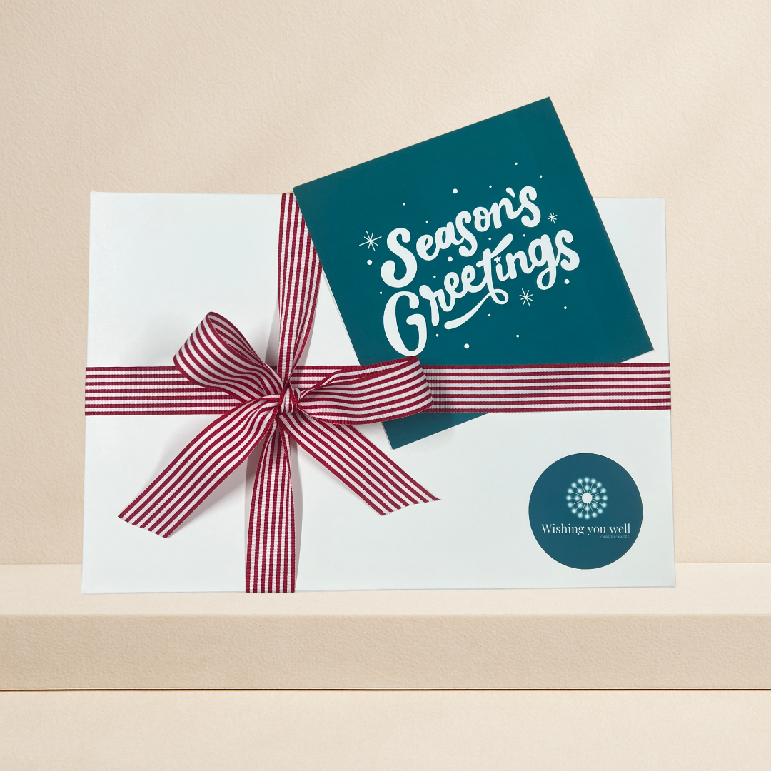 Festive White PREMIUM Gift Box (magnetic seal) – Wishing you well