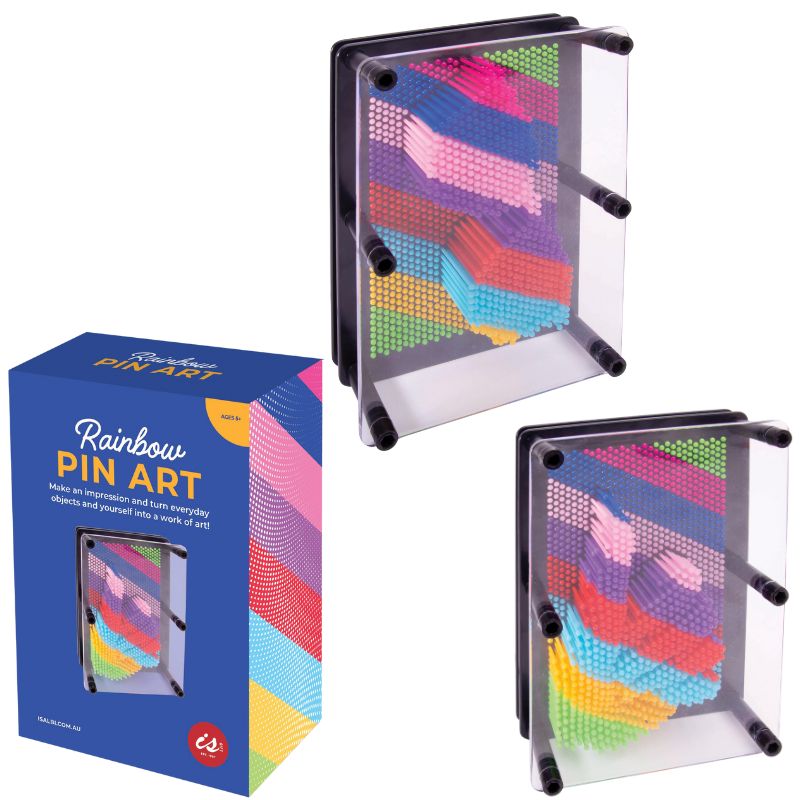 Rainbow Pin Art (5+) – Wishing you well