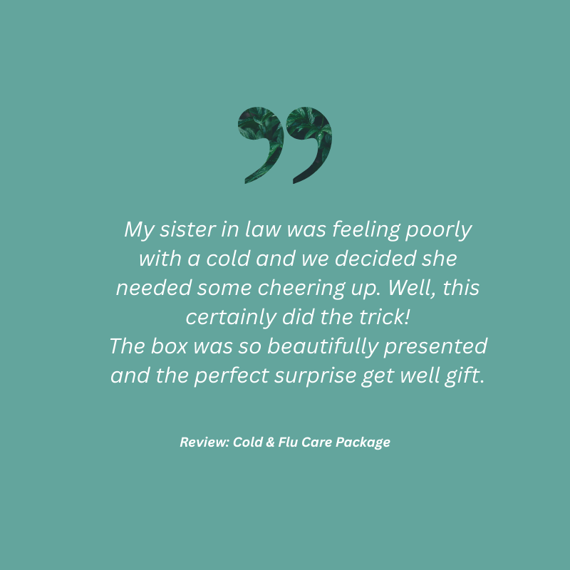 Cold & Flu Care Package | Get Well Soon – Wishing you well