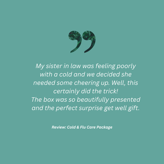 Cold & Flu Care Package | Get Well Soon – Wishing you well