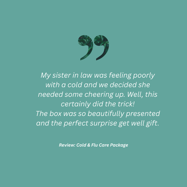 Cold & Flu Care Package | Get Well Soon – Wishing you well